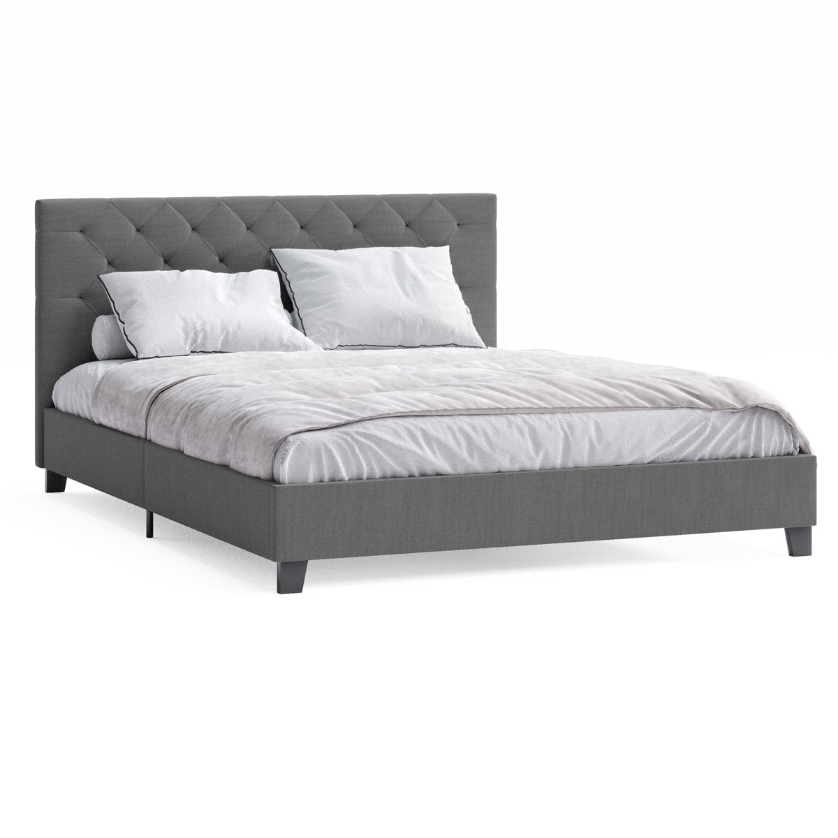 Casper Fabric Bed Frame (Charcoal) – Tommy Swiss